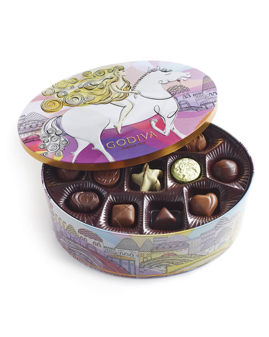 Godiva Chocolatier Lady Godiva Special Chocolate Edition Tin | Neiman ...