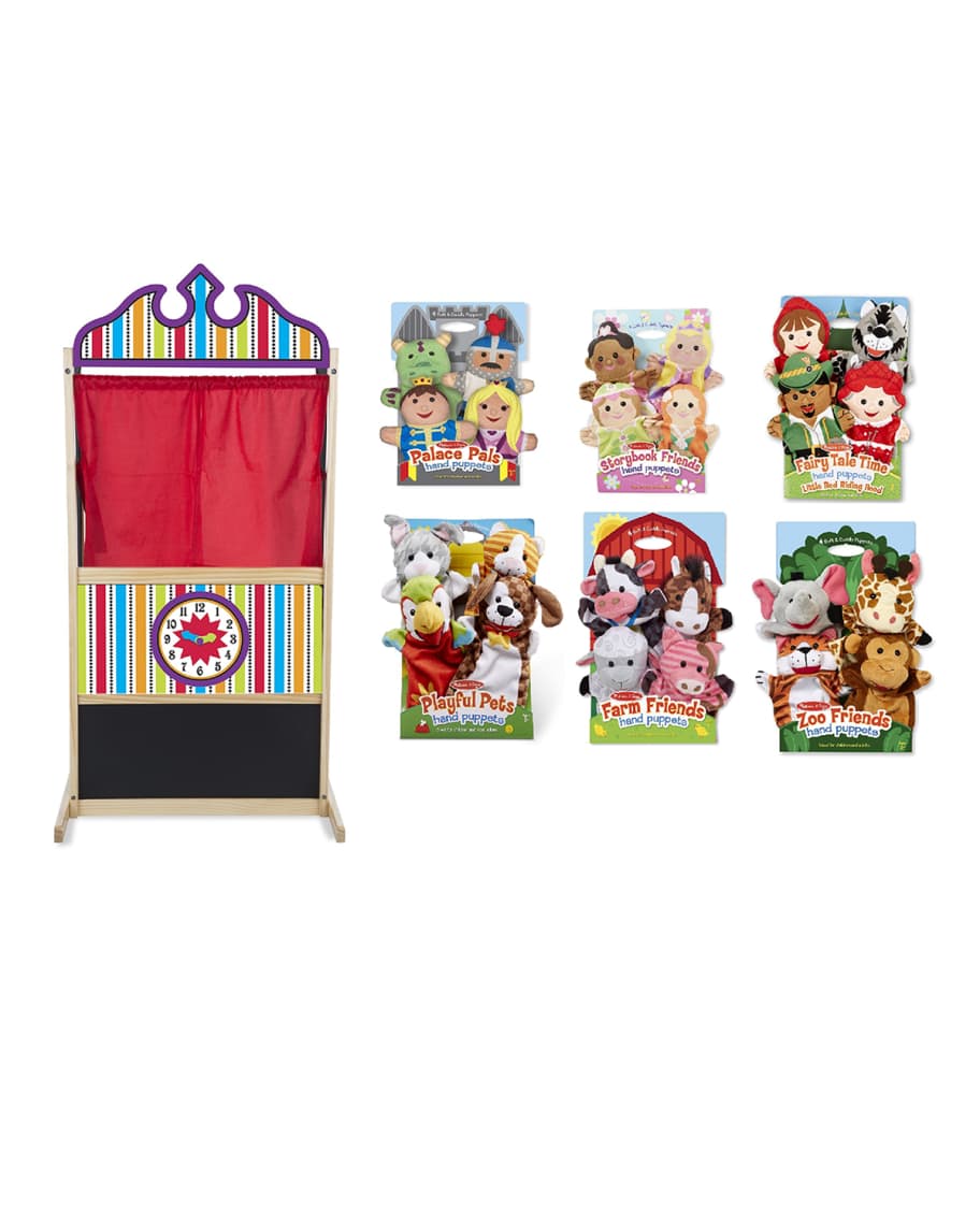 Melissa & Doug Let's Play Deluxe Puppet Theater | Neiman Marcus