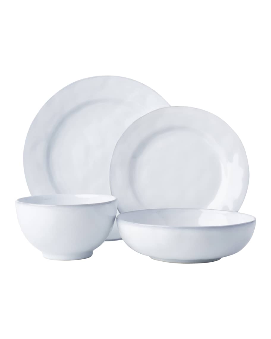 Juliska Quotidien 4pc Place Setting - White Truffle | Neiman Marcus
