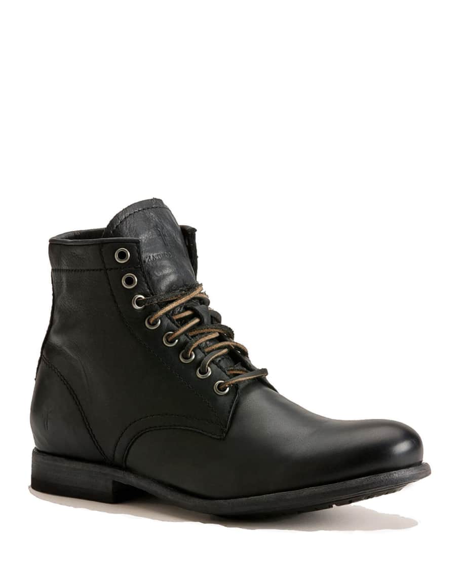 Frye Men's Tyler Lace-Up Leather Boots | Neiman Marcus