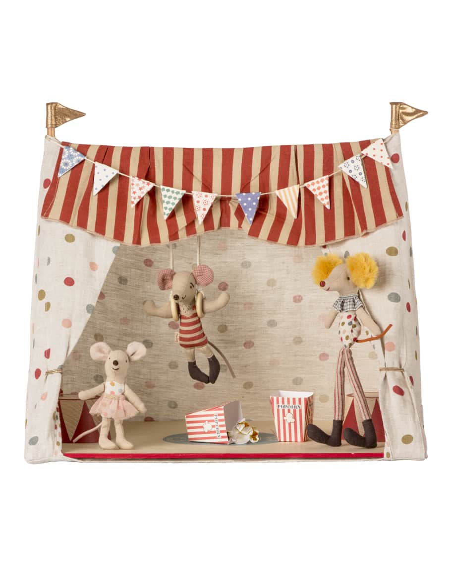 Maileg Kids' Circus Scene & Three Circus Mice | Neiman Marcus