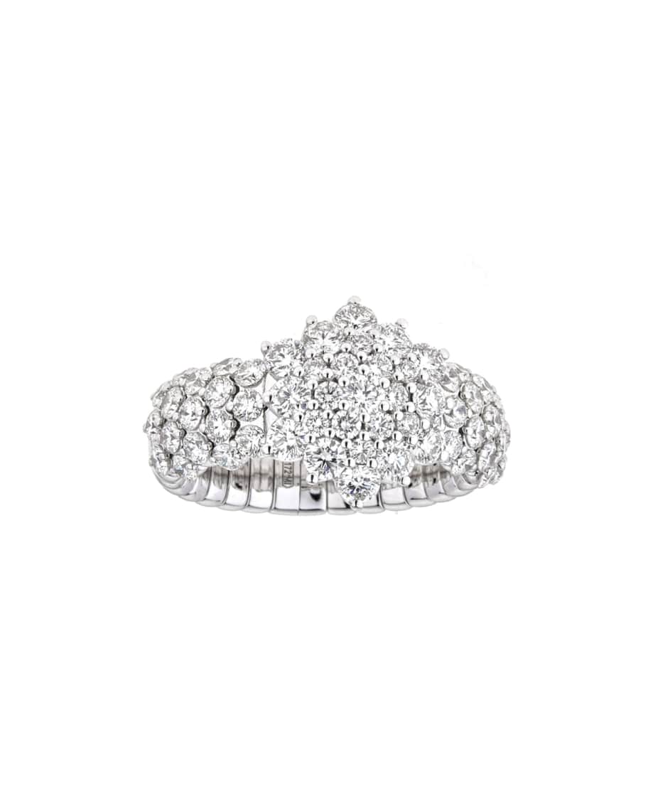 ZYDO Stretch 18k White Gold Diamond Ring, 2.52tcw | Neiman Marcus