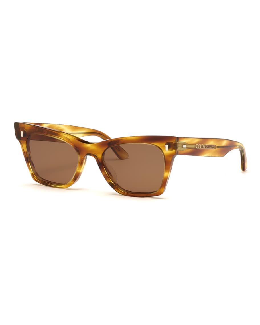 Celine Cat-Eye Acetate Sunglasses | Neiman Marcus