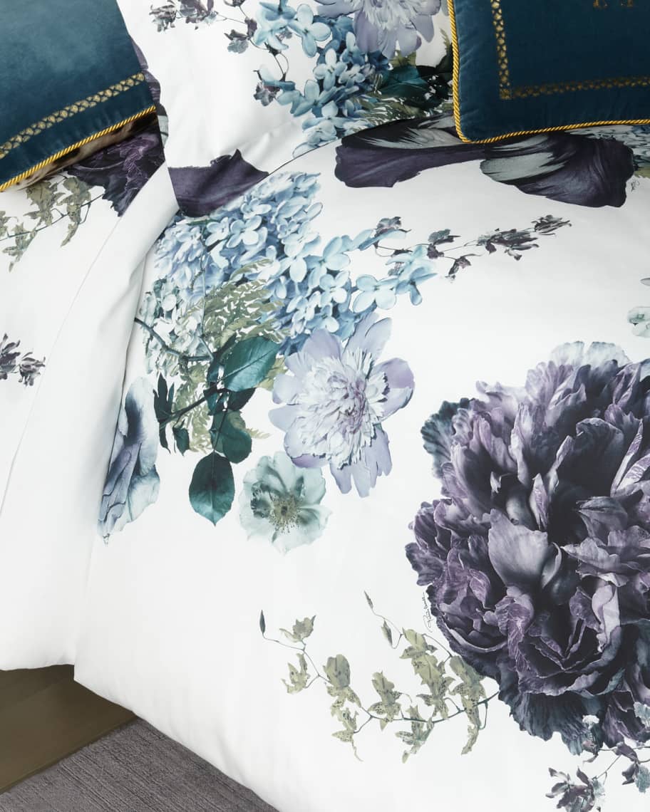 Roberto Cavalli Floris Duvet Cover | Neiman Marcus