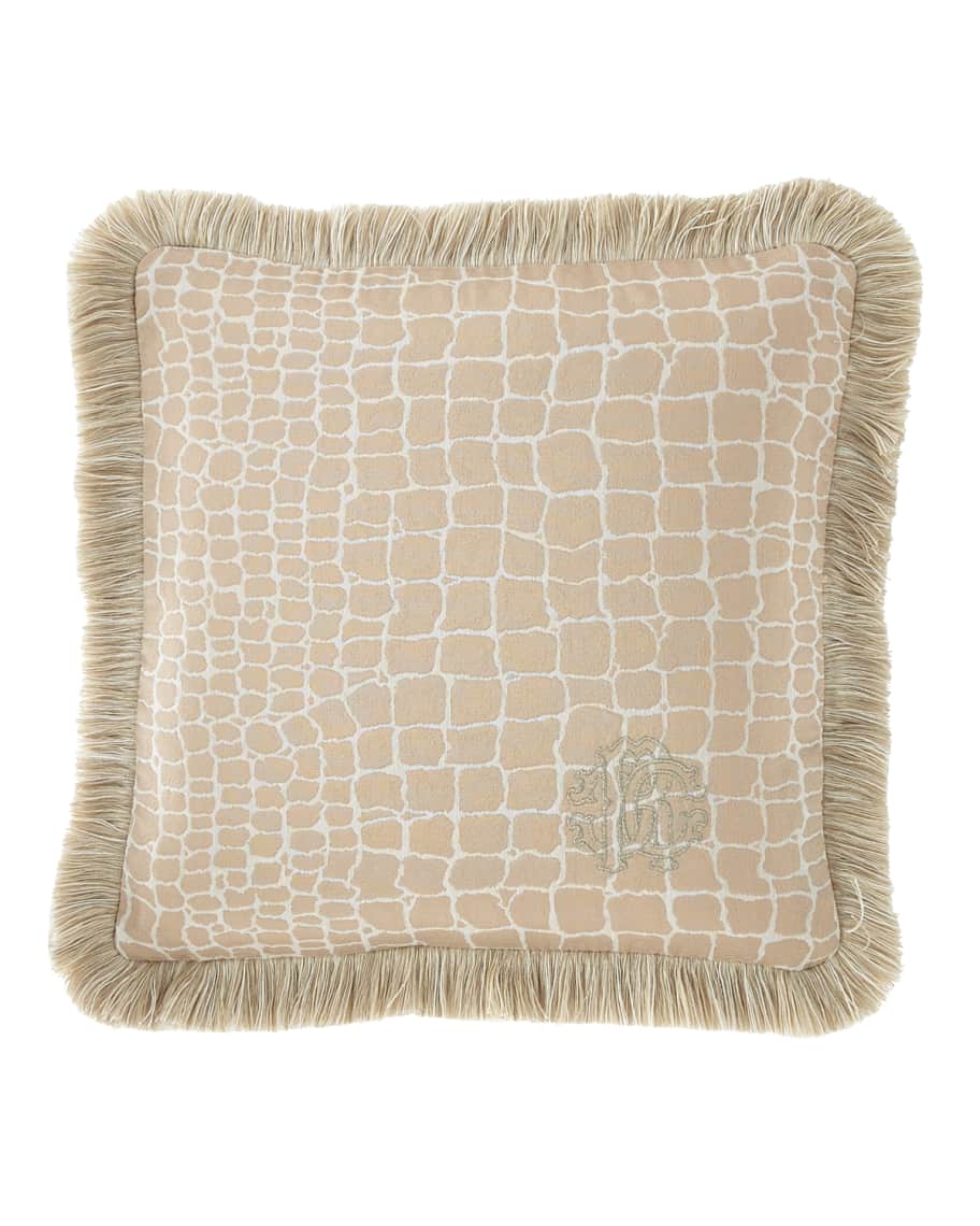 Roberto Cavalli Cocco Jacquard Pillow | Neiman Marcus