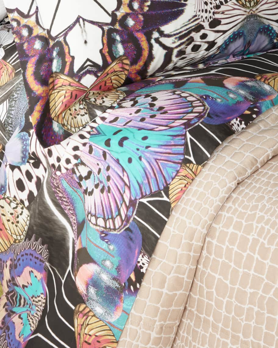 Roberto Cavalli Flying Wings Fitted Sheet | Neiman Marcus