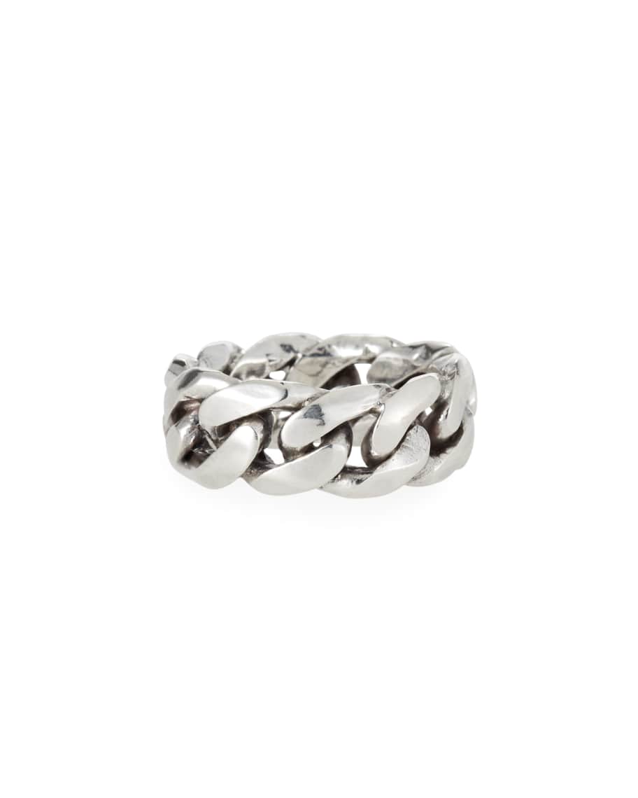 Emanuele Bicocchi Men's Rigid Curb Chain Ring | Neiman Marcus