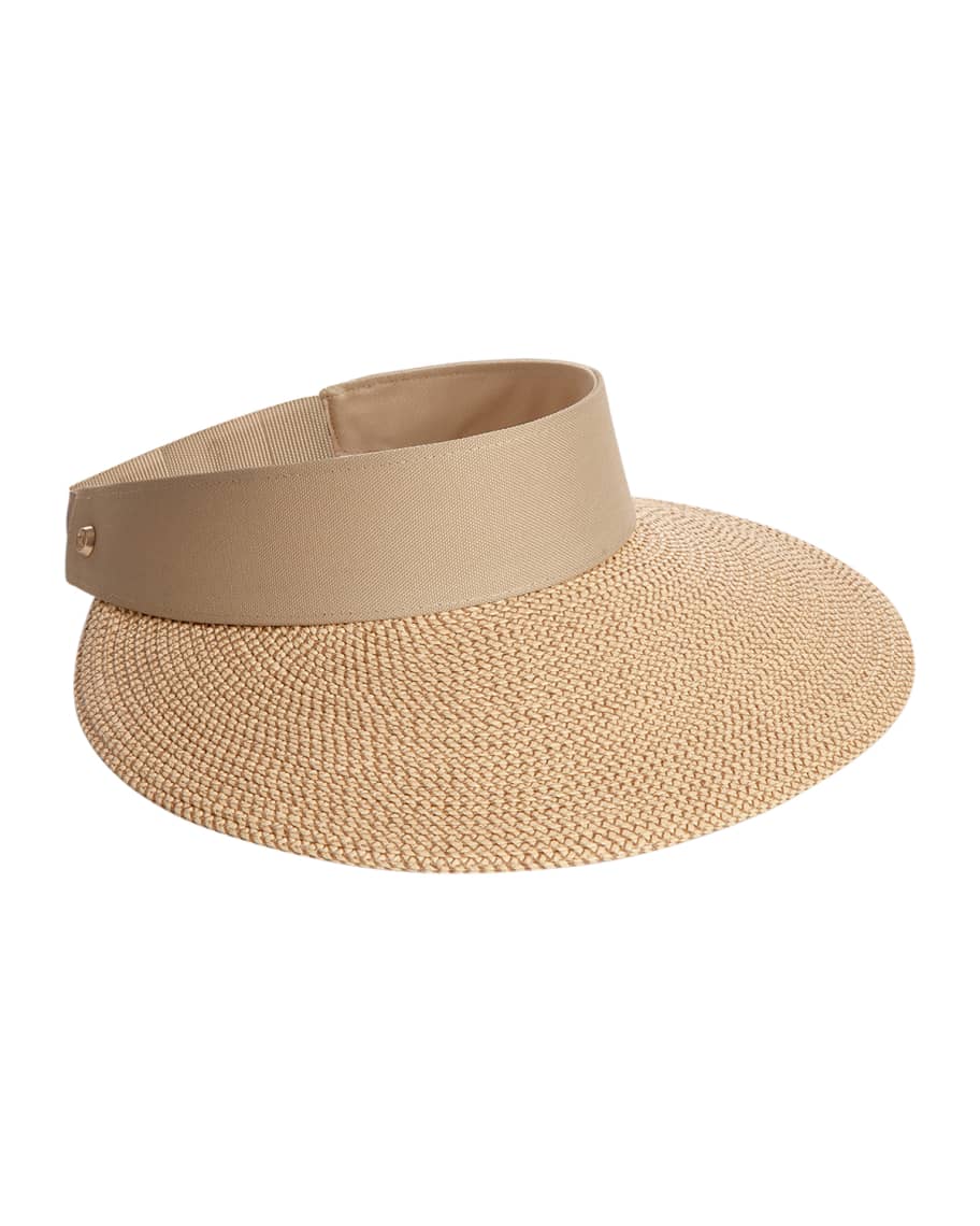Eric Javits Champ II Woven Visor | Neiman Marcus