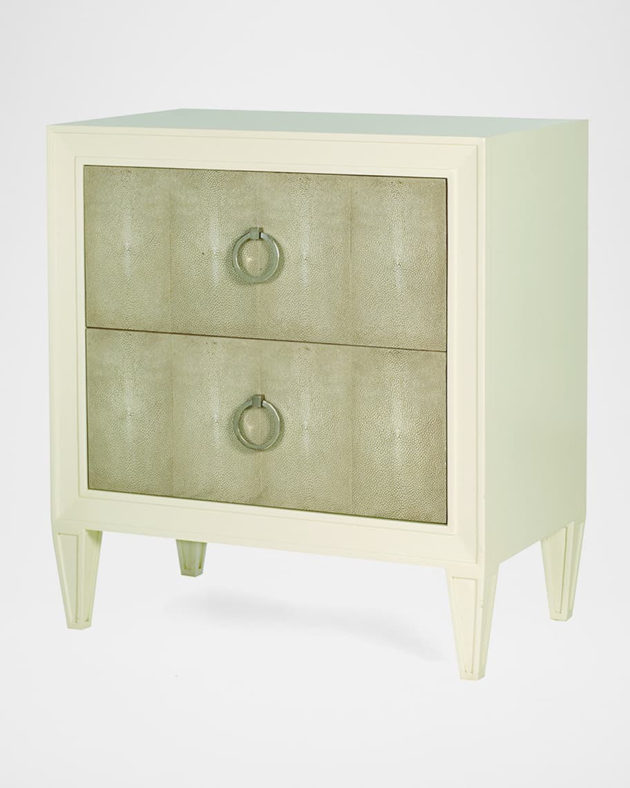Century Furniture Taylor Faux-Shagreen Night Stand | Neiman Marcus