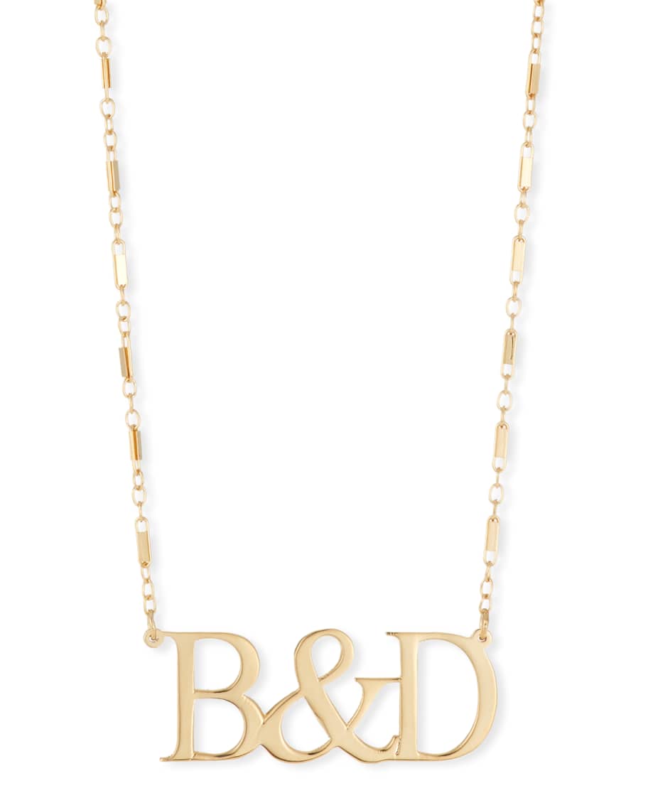 Jennifer Zeuner Jack Initial Pendant Necklace | Neiman Marcus