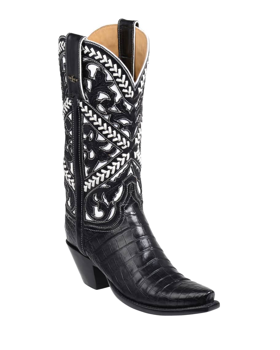 Lucchese Sweetwater Alligator Cowboy Boots | Neiman Marcus