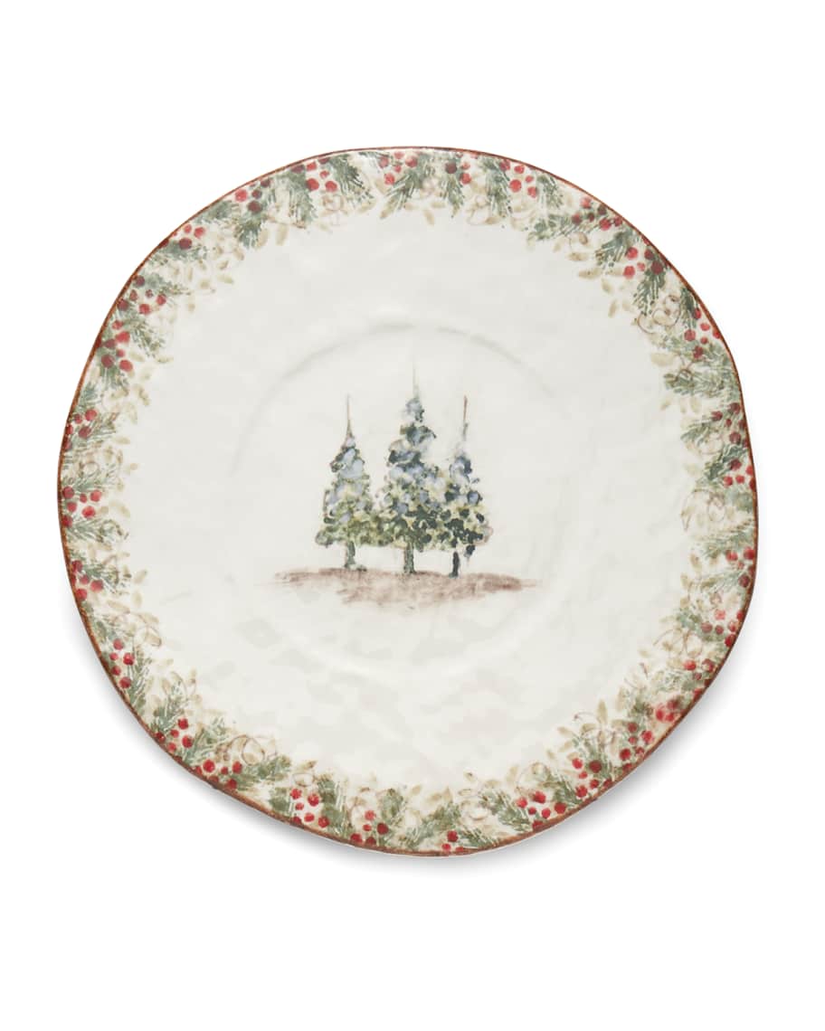 Arte Italica Natale Round Platter | Neiman Marcus