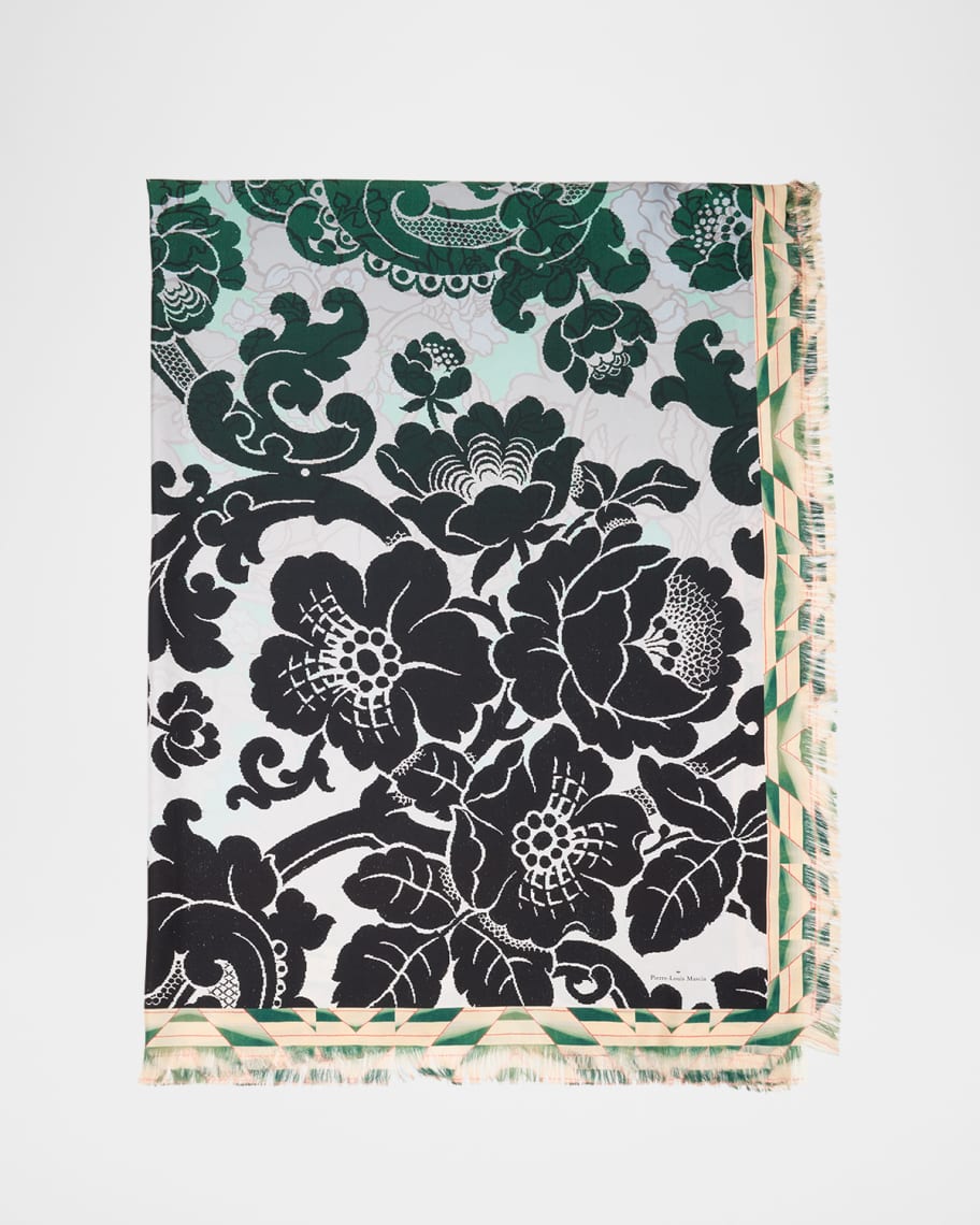 Pierre-Louis Mascia Mascia Aloe Ultrawash Silk Scarf | Neiman Marcus