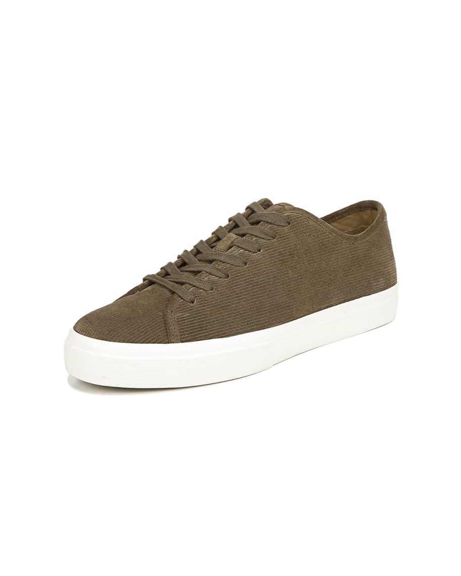 Vince Men's Farrell-3 Leather Low-Top Sneakers | Neiman Marcus