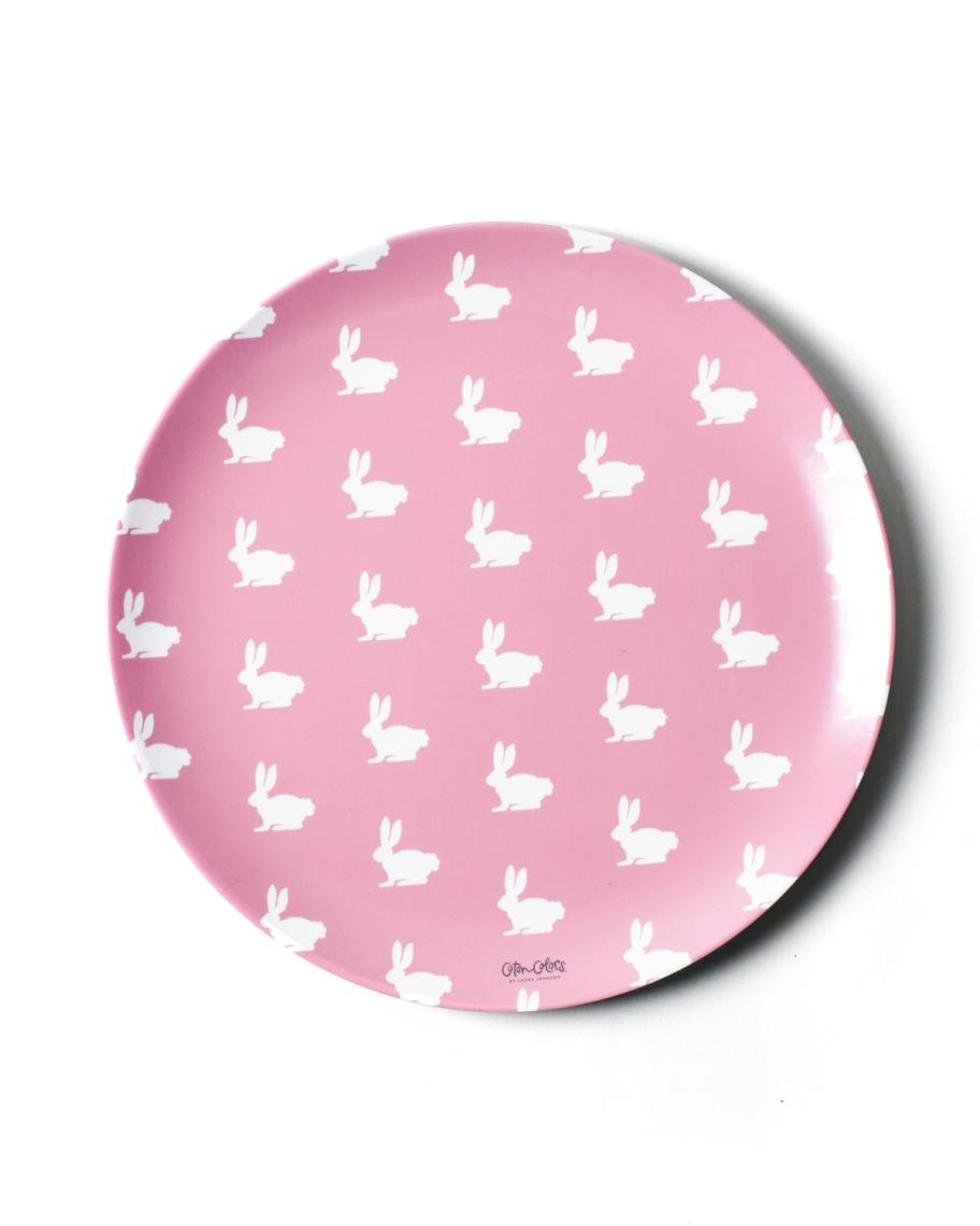 Coton Colors Easter Rabbit Dinner Plate, Pink | Neiman Marcus