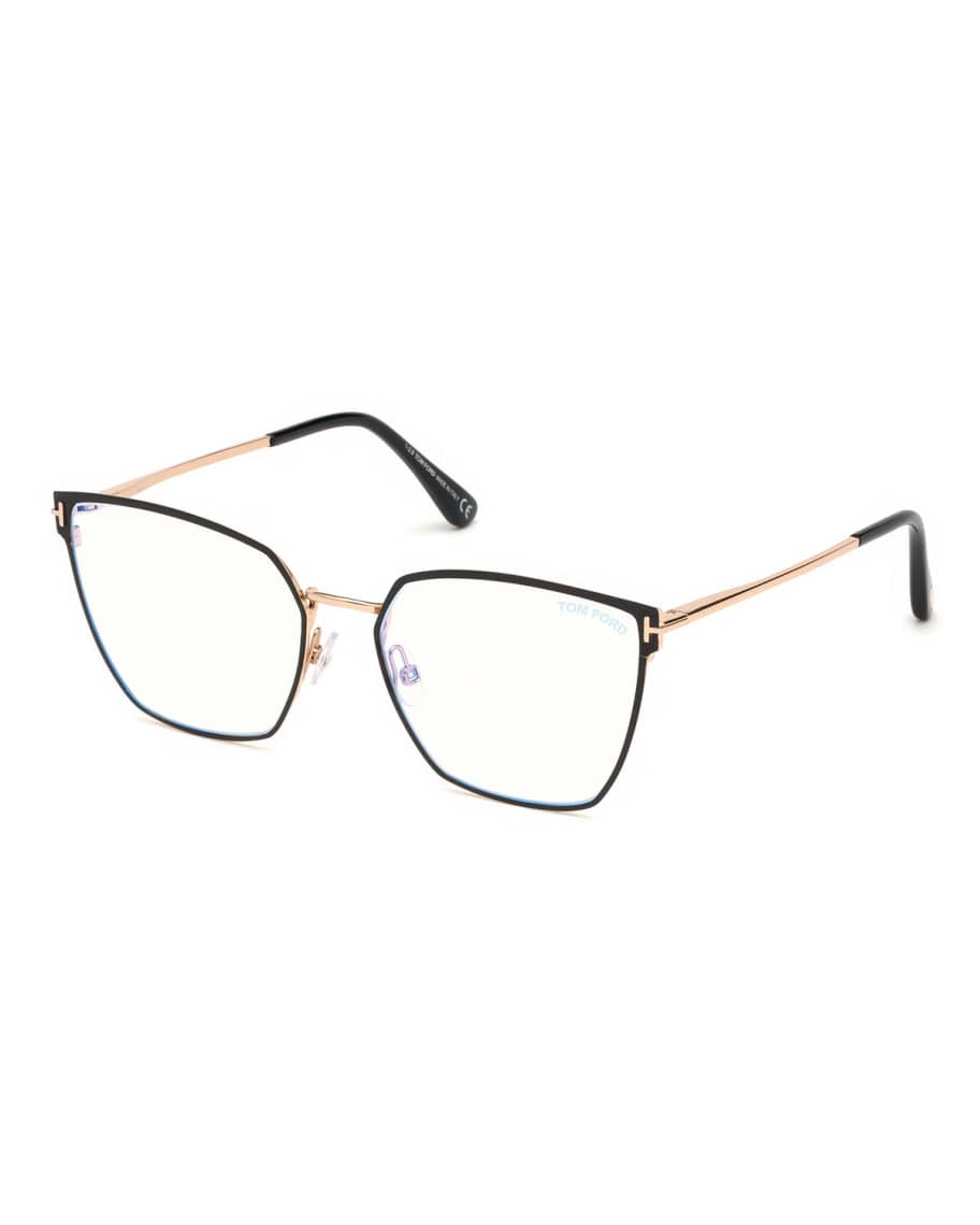 TOM FORD Metal Cat-Eye Optical Frames | Neiman Marcus