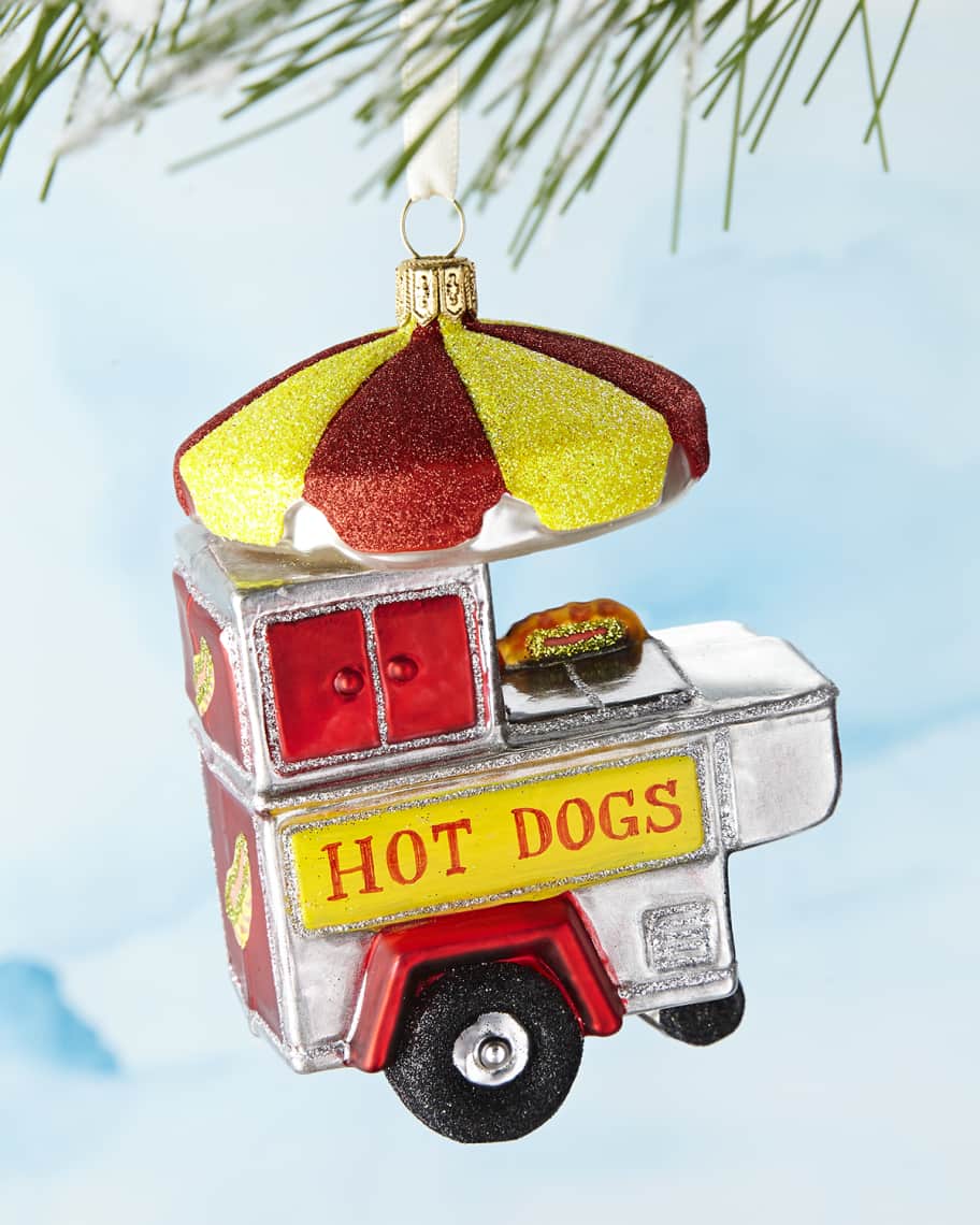 Bergdorf Goodman Hot Dog Stand Ornament | Neiman Marcus