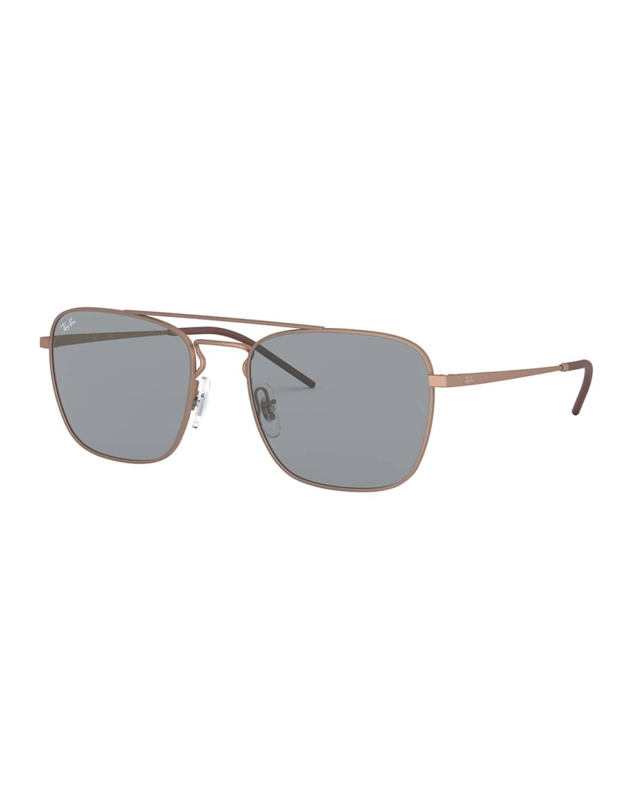 Ray-Ban Men's Square Aviator Sunglasses - Solid | Neiman Marcus