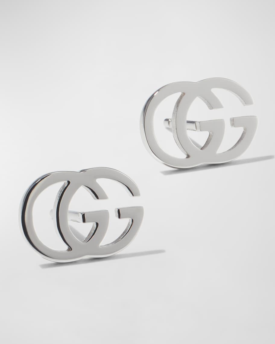 Gucci 18K Gold Running G Stud Earrings | Neiman Marcus