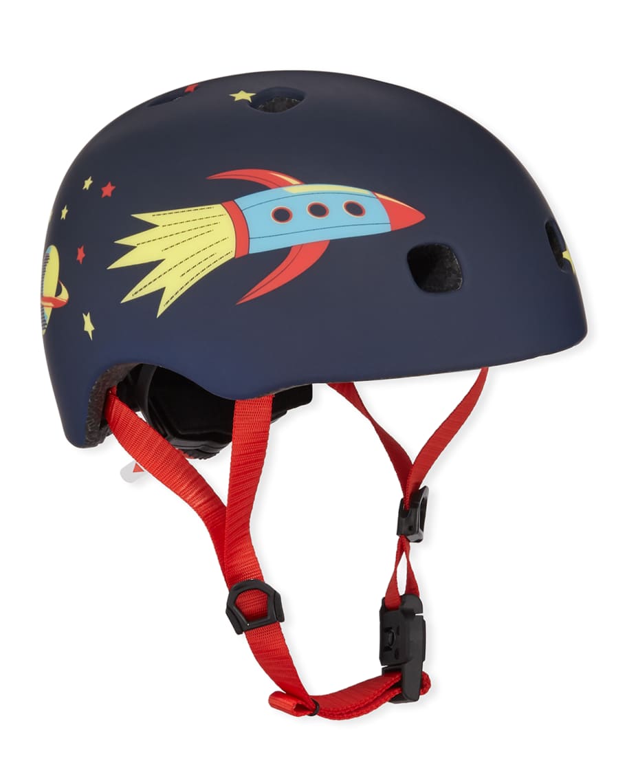 Micro Kickboard Boys' Rocket-Print Helmet, S | Neiman Marcus