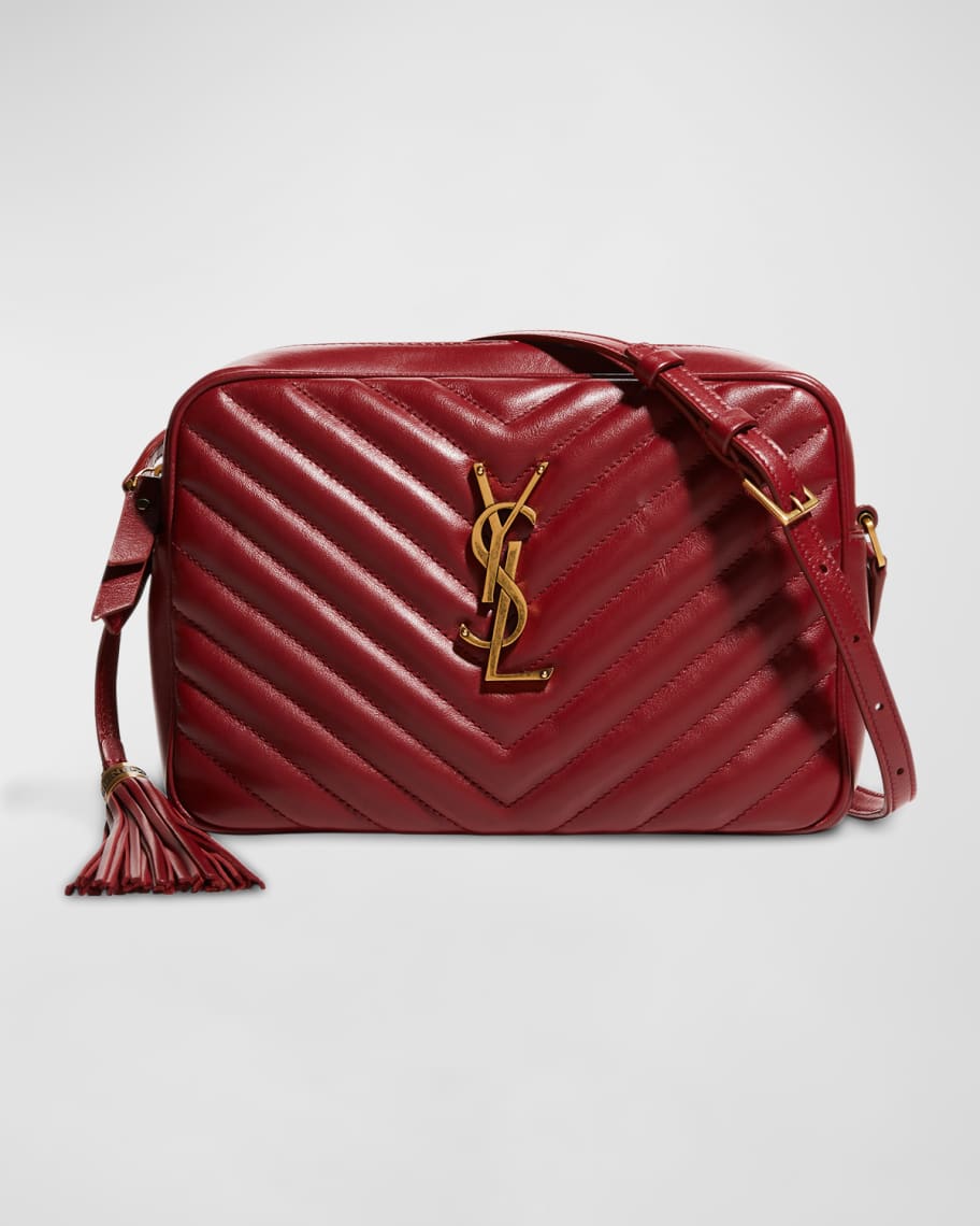 Saint Laurent Lou Medium YSL Camera Bag with Tassel in Quilted Leather ...