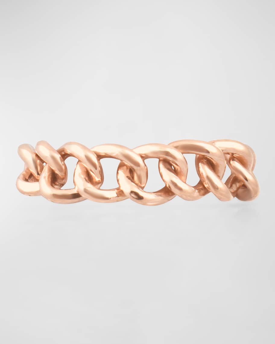 Stevie Wren Misfit 14k Rose Gold Chain Ring, Size 7 | Neiman Marcus