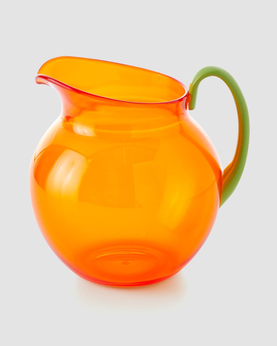 Mario Luca Giusti Palla Transparent Acrylic Pitcher | Neiman Marcus
