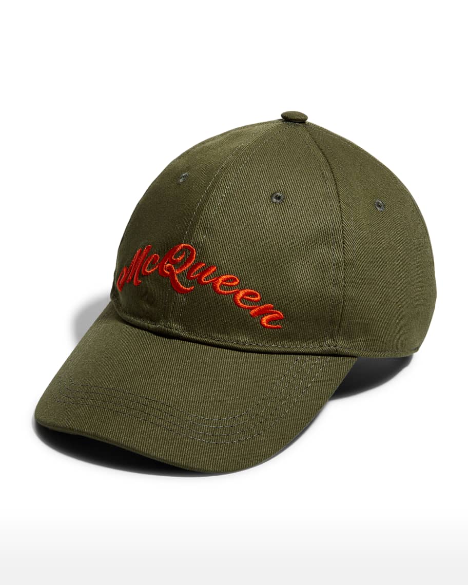 McQueen Men's Embroidered Logo Baseball Hat | Neiman Marcus
