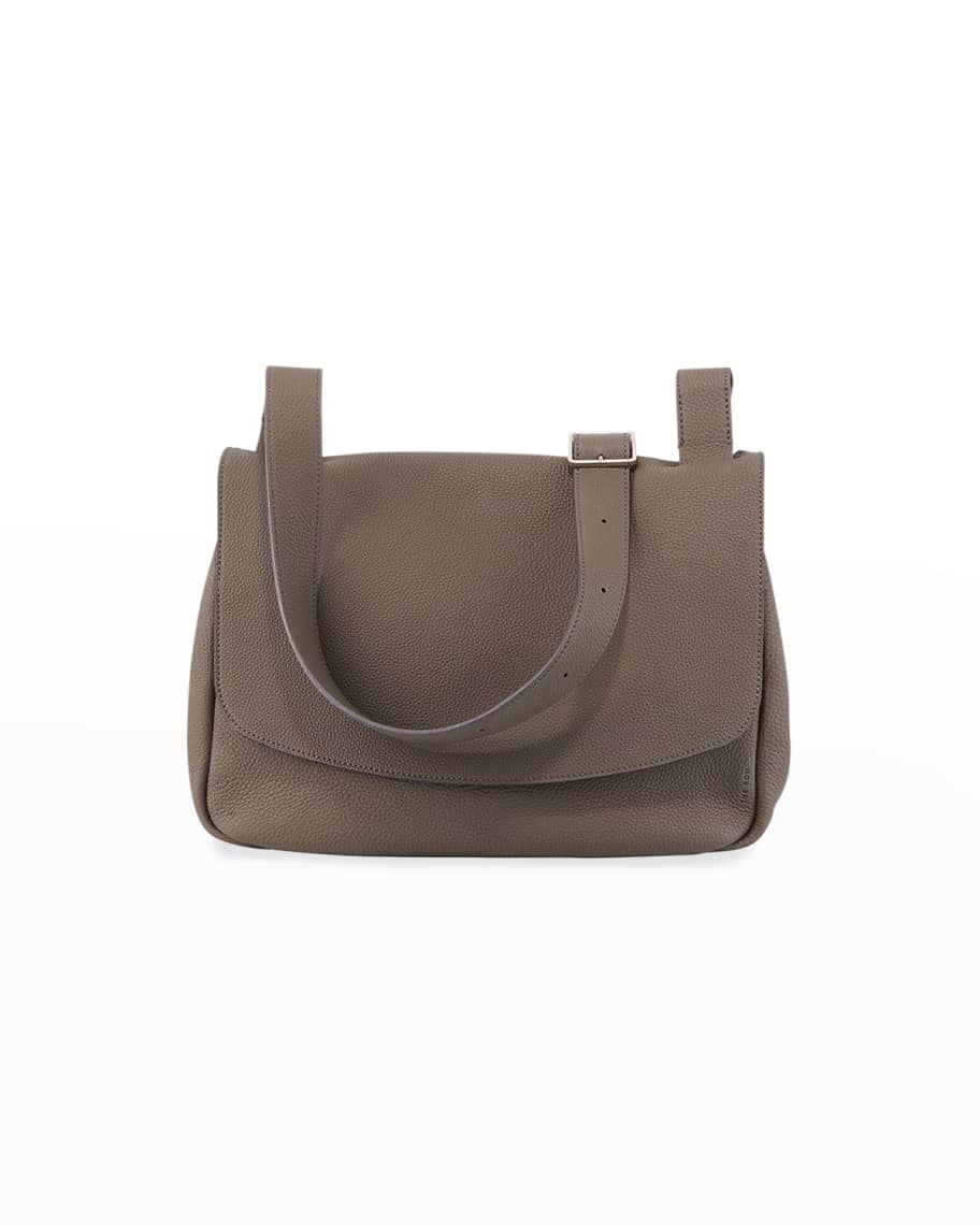 THE ROW Small Mail Bag in Fine Grain Leather | Neiman Marcus