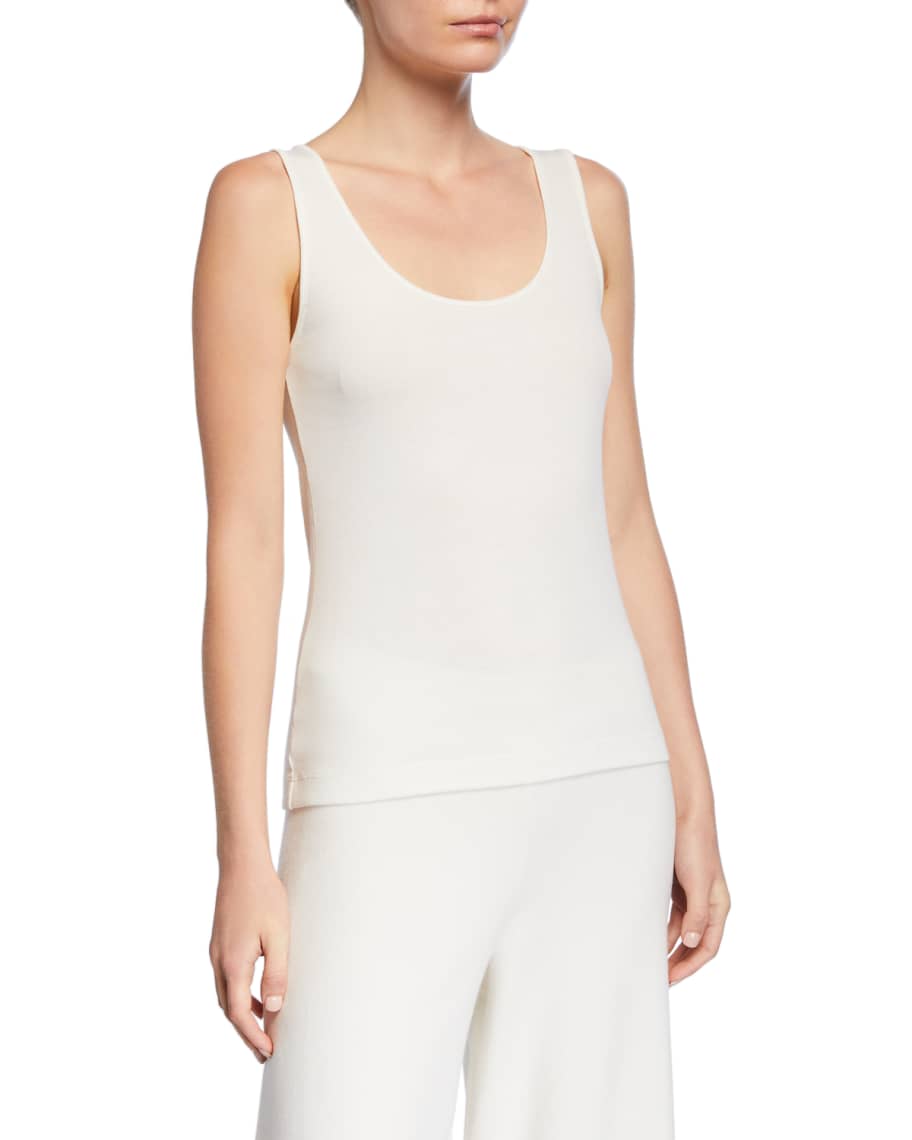 Joan Vass Layering Tank Shell | Neiman Marcus