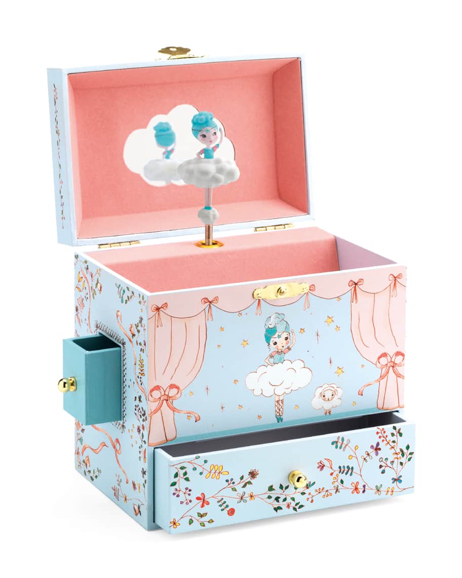 Djeco Ballerina on Stage Music Box | Neiman Marcus