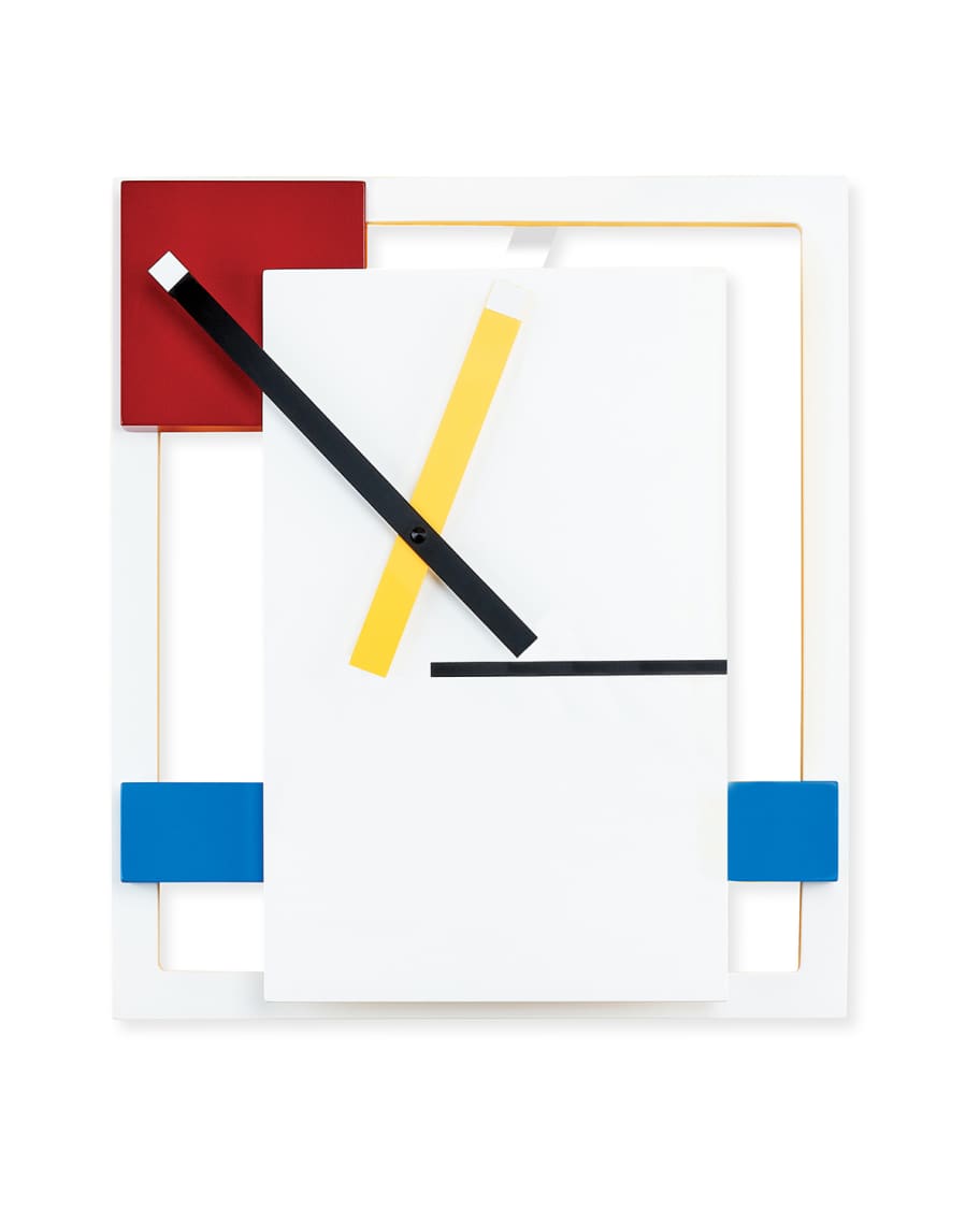 MoMA De Stijl Wall Clock | Neiman Marcus
