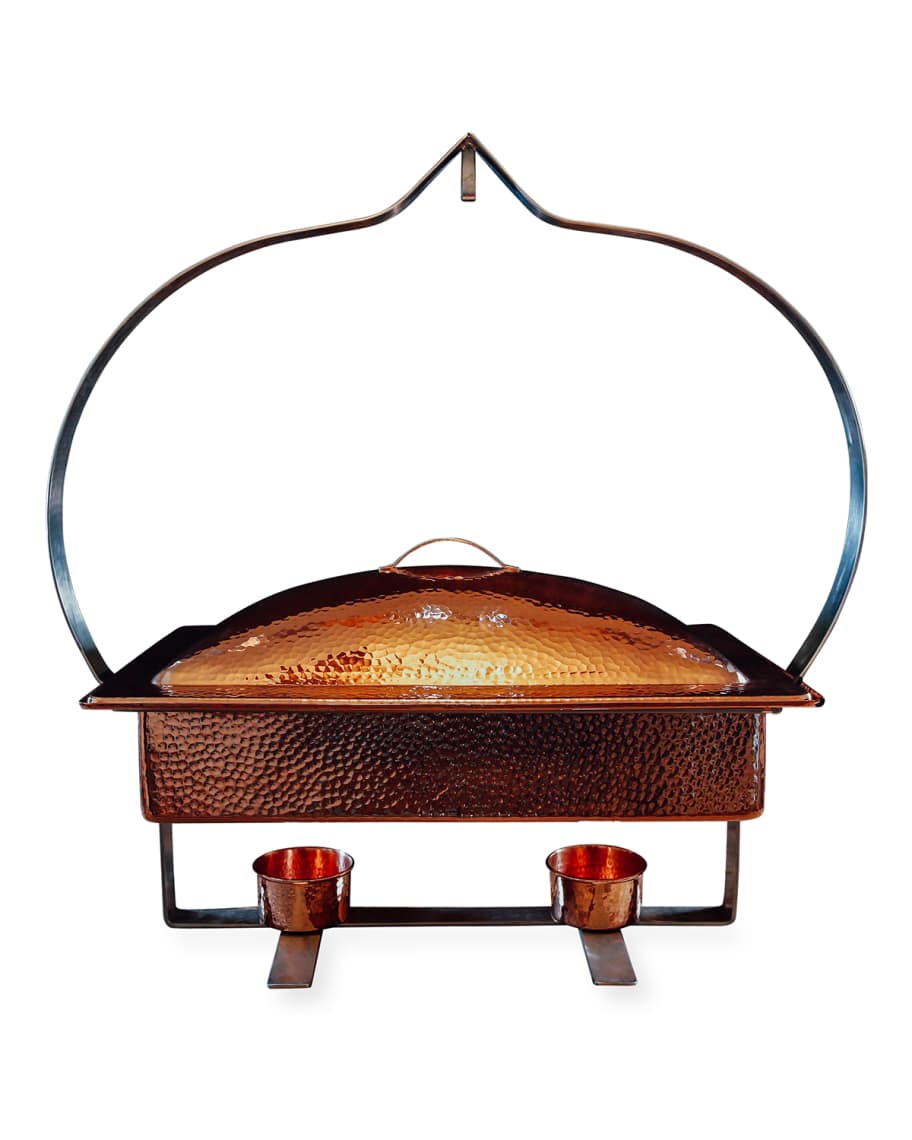Sertodo Copper Syracuse Rectangular Classic Chafer | Neiman Marcus