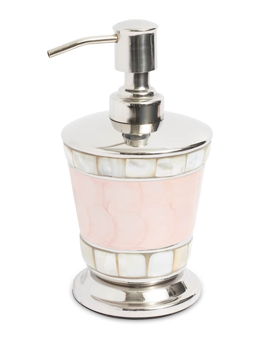 Julia Knight Classic 7" Soap/Lotion Dispenser - Pink Ice | Neiman Marcus