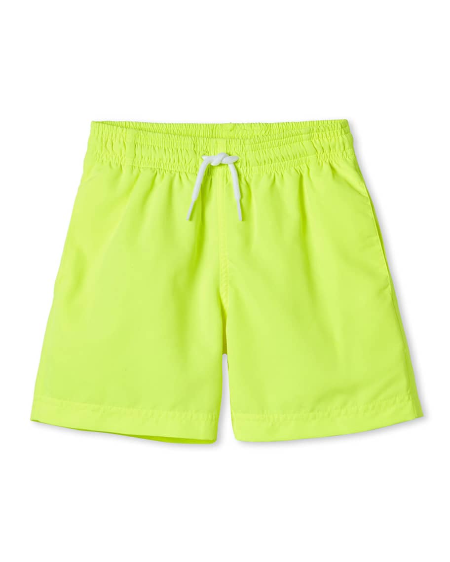 Stella Cove Boys' Neon Swim Trunks, 12M-10 | Neiman Marcus