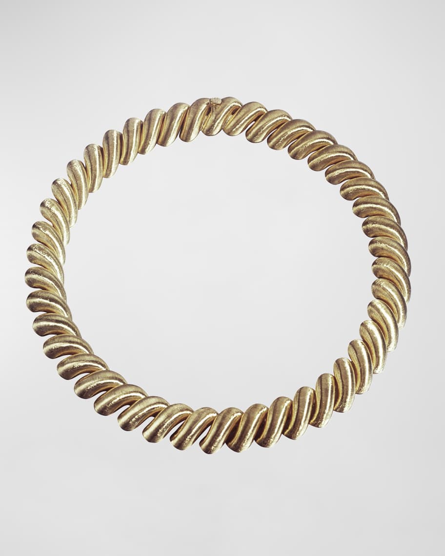 Buccellati 18k Torchon Medium Necklace | Neiman Marcus