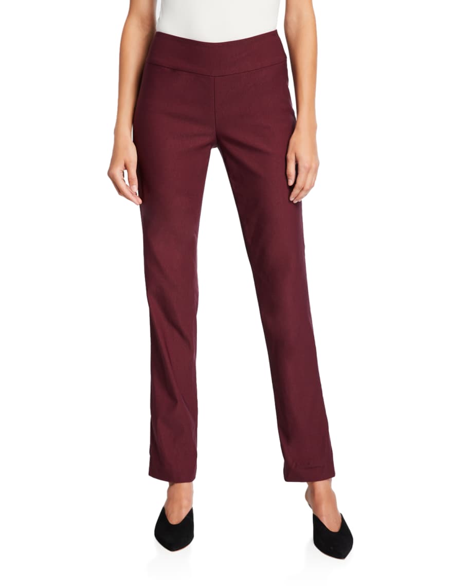 NIC+ZOE Plus Size Wonderstretch Straight-Leg Pants | Neiman Marcus