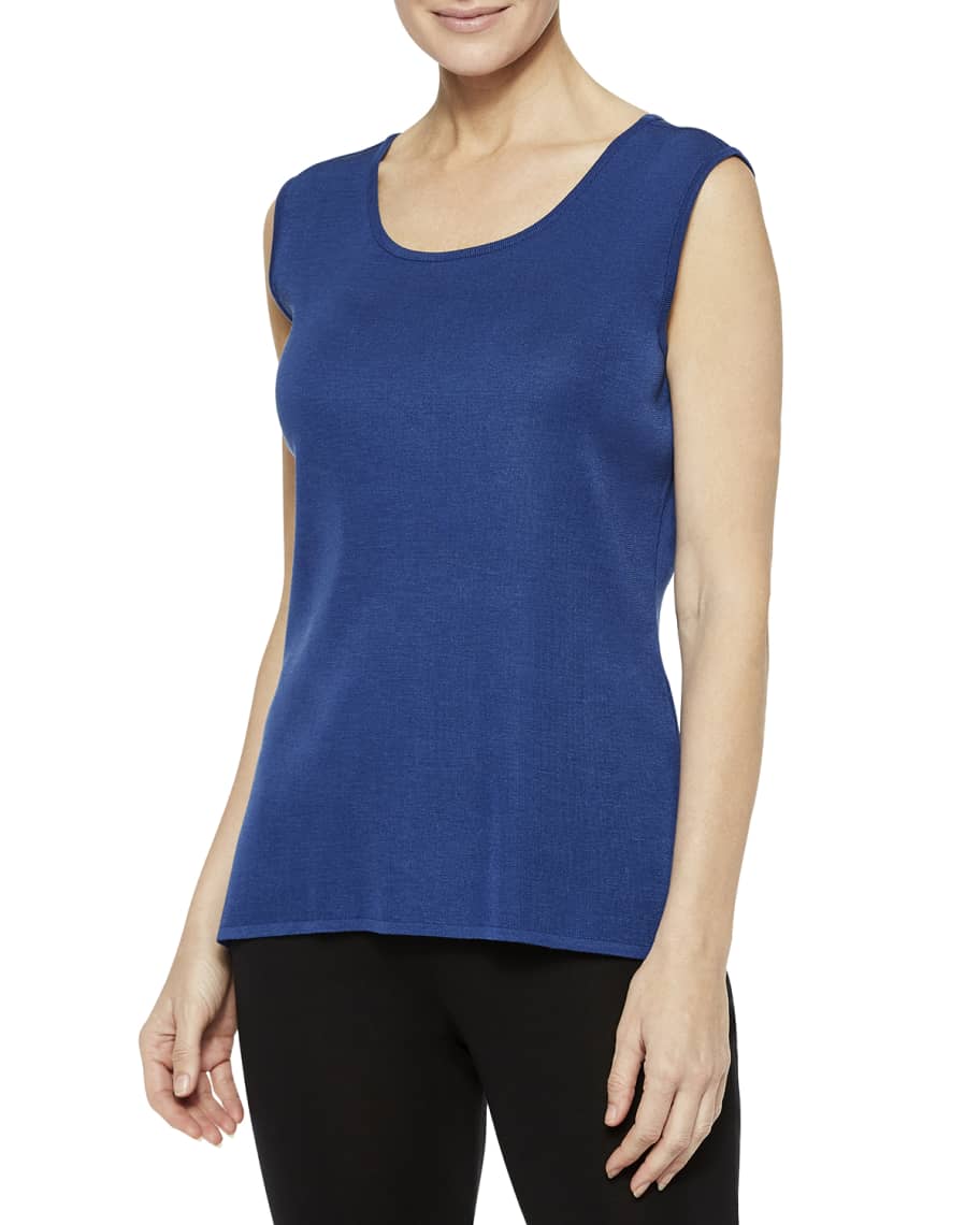 Misook Plus Size Venetian Scoop-Neck Tank | Neiman Marcus