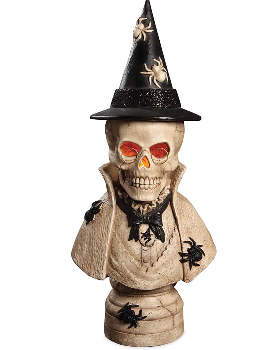 Bethany Lowe Stonella Bust Skeleton Decor | Neiman Marcus