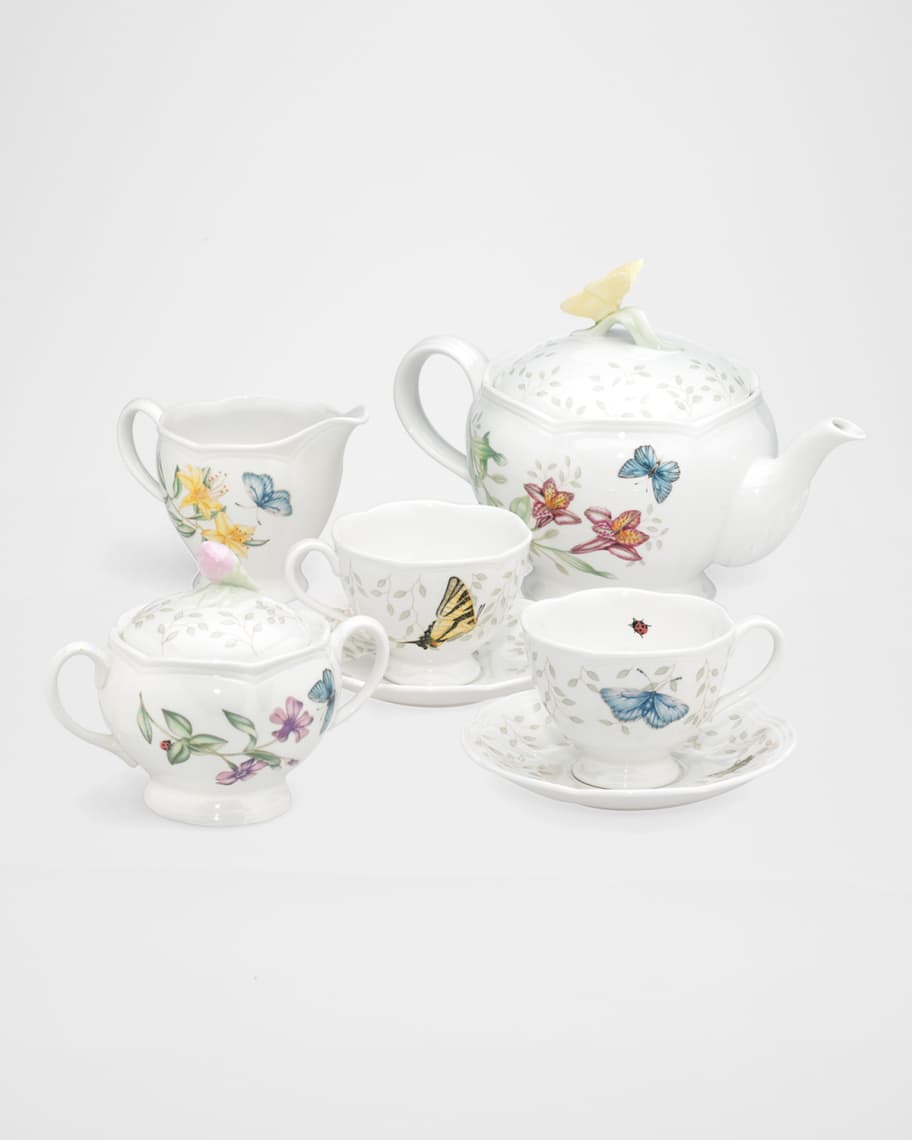 Lenox Butterfly Meadow 9-Piece Tea Set | Neiman Marcus