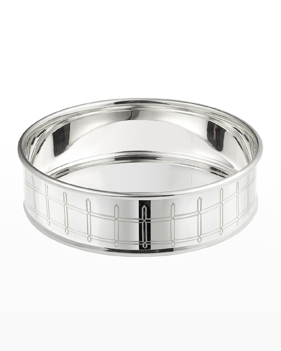 Christofle Graphik Wine Bottle Coaster | Neiman Marcus