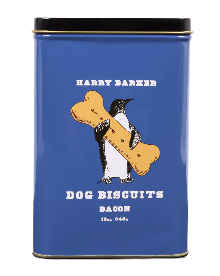 Harry Barker Penguin Bacon-Flavored Biscuit Tin, 12 oz./ 340 g | Neiman ...