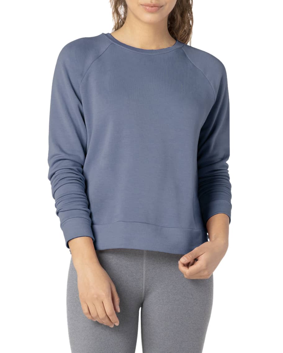 Beyond Yoga Favorite Raglan Crew Sweatshirt | Neiman Marcus