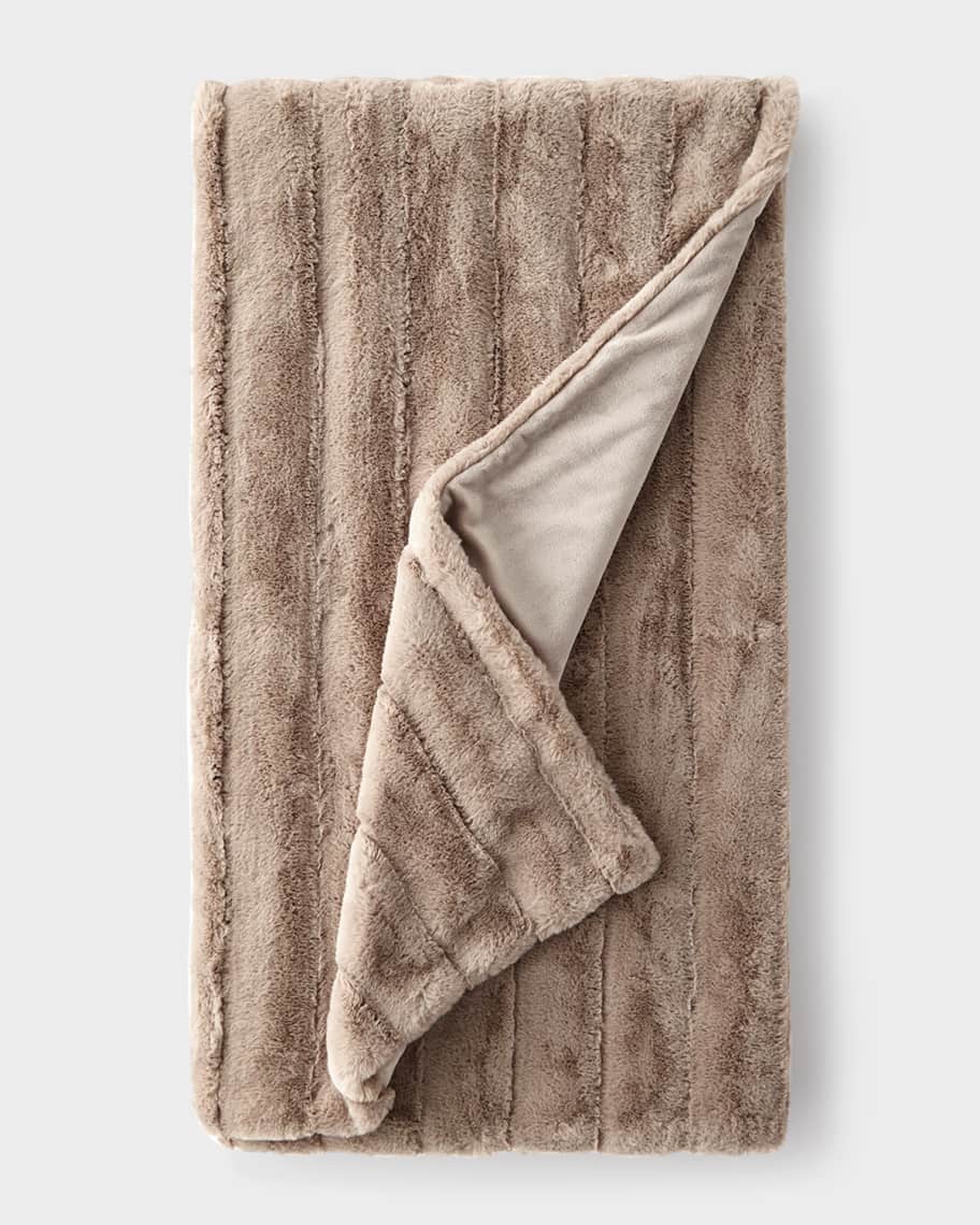 Fabulous Furs Posh Faux Fur Throw | Neiman Marcus