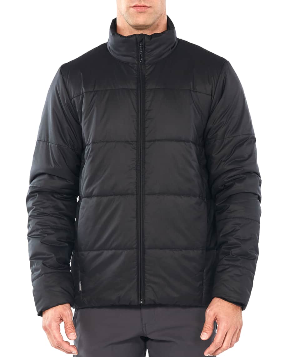 Icebreaker Men's Collingwood Quilted Puffer Jacket | Neiman Marcus