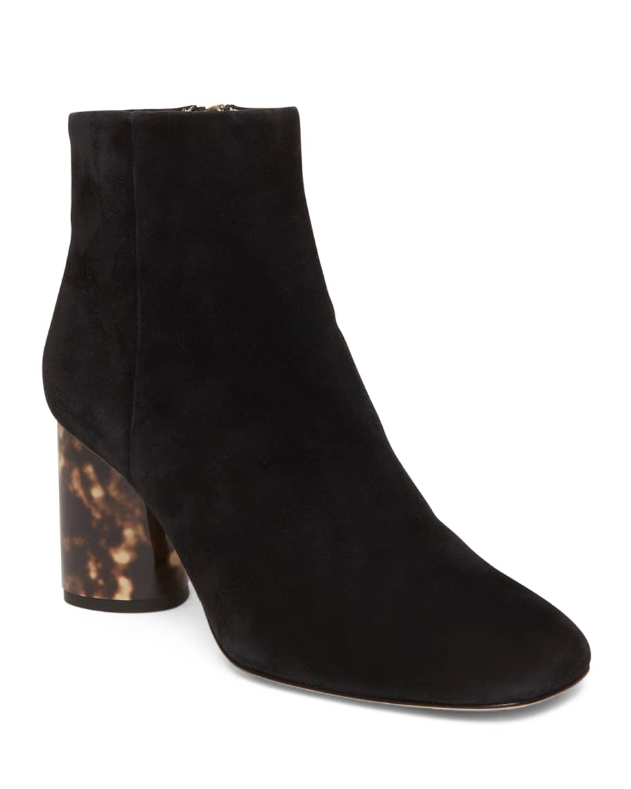 kate spade new york rudy suede zip booties | Neiman Marcus