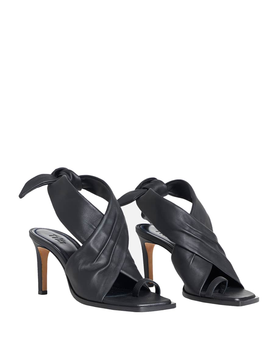 Tibi Axel Napa Tie Sandals | Neiman Marcus