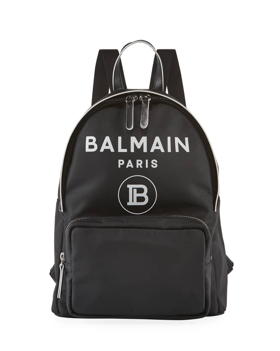 Balmain Kid's Logo Backpack | Neiman Marcus