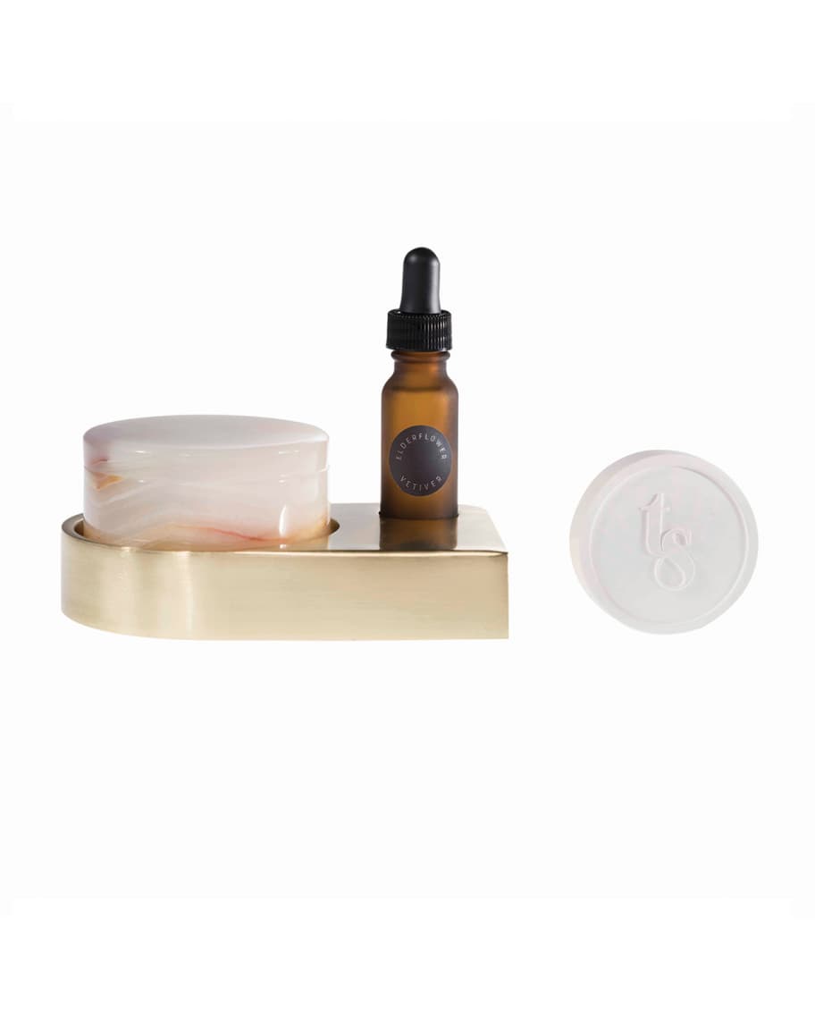 Tique/Stone Elderflower Vetiver Ritual Stone Diffuser | Neiman Marcus