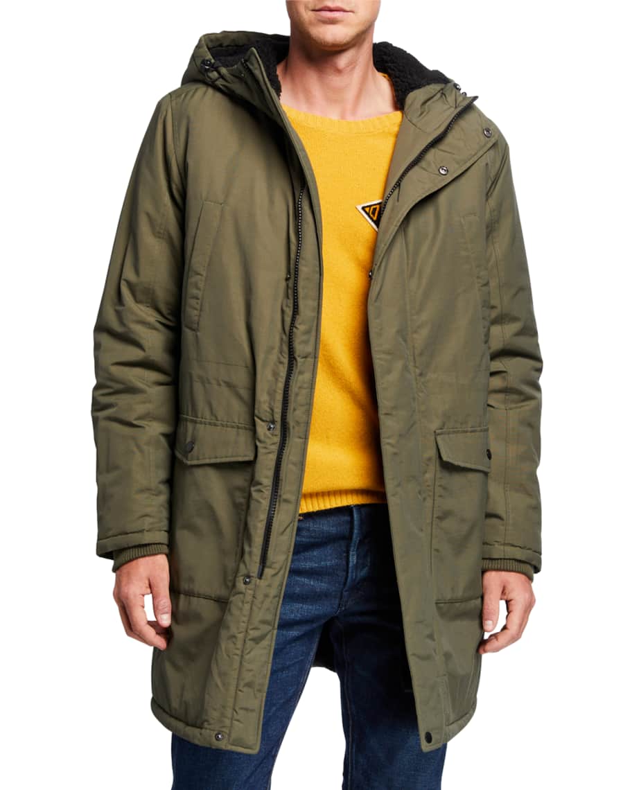 WESC Men's Hooded Winter Parka | Neiman Marcus